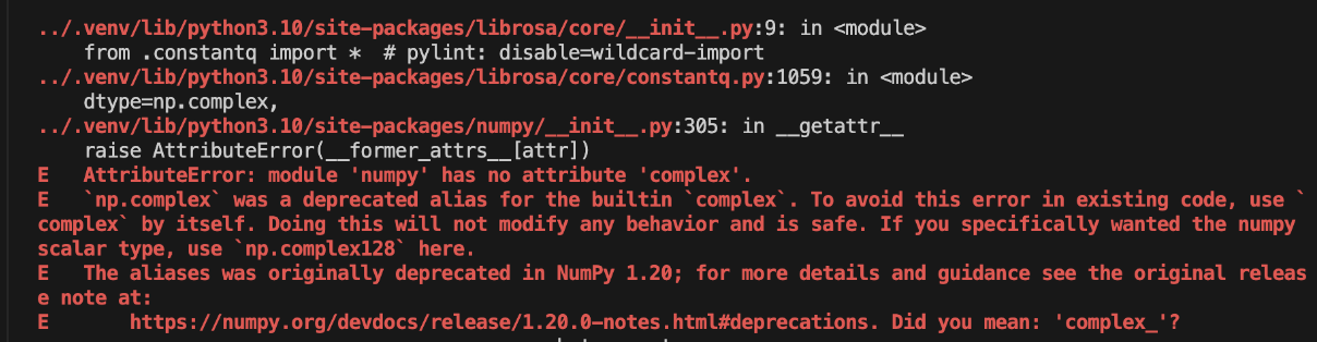 version bug with numpy 1.24 or later · Issue #1752 · librosa/librosa ... version bug with numpy 1.24 or later · Issue #1752 · librosa/librosa ...