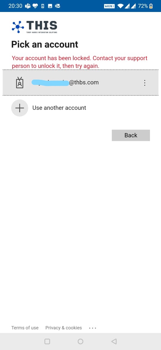Getting chat notification in Teams android application when account has ...
