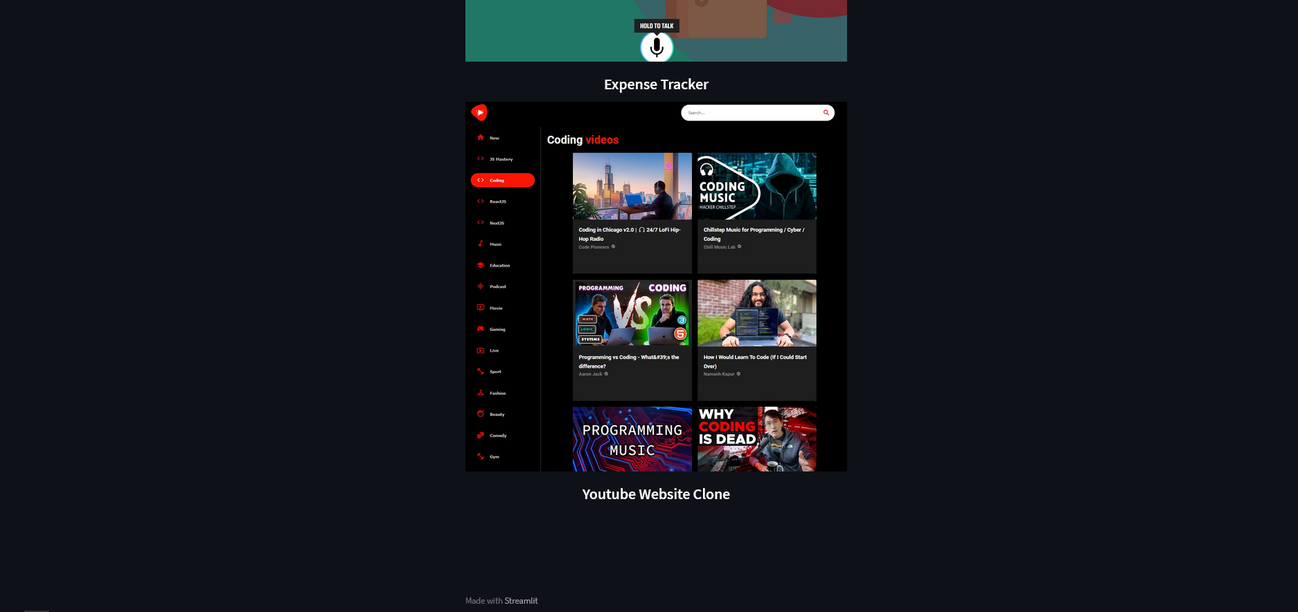 GitHub - Tarik-Khalfi/streamlit-potfolio