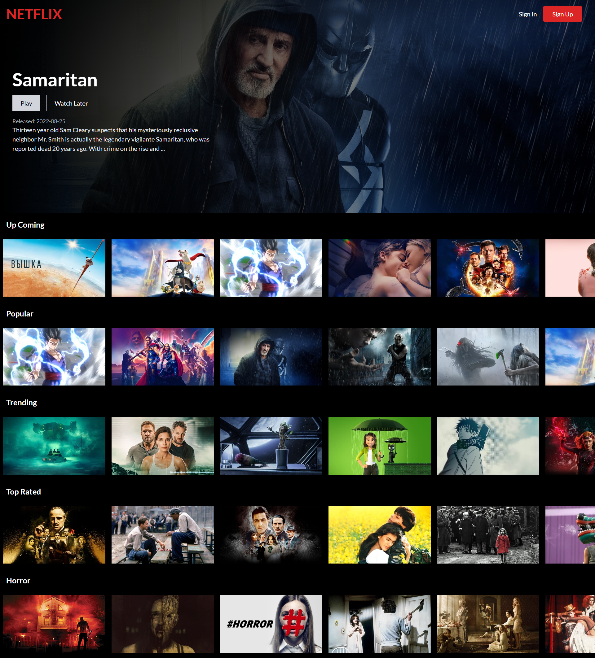 GitHub - dshreejal/React-Netflix_Clone: Netflix Clone using React