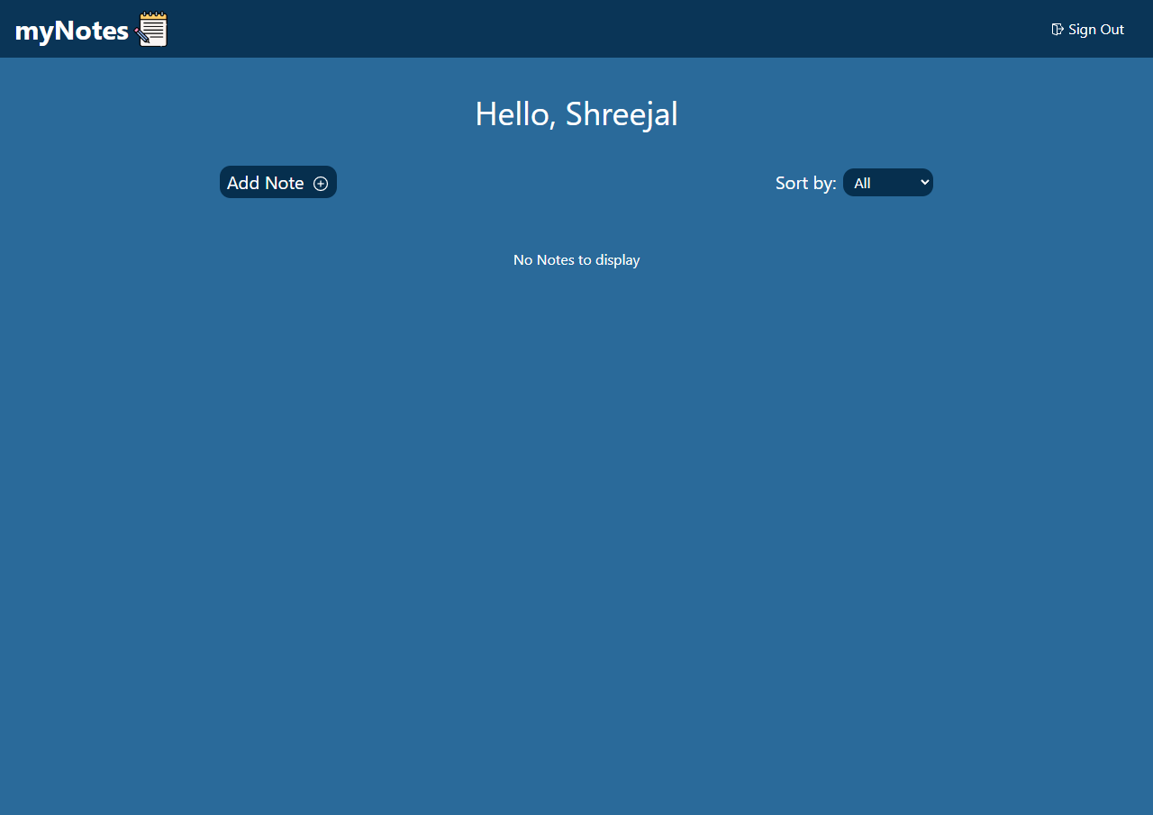 Github Dshreejalreact Mynotes Crud App Built Using Mern Stack To Save Notes