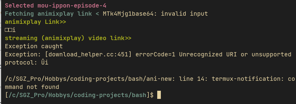 Go back to curl · Issue #984 · pystardust/ani-cli · GitHub