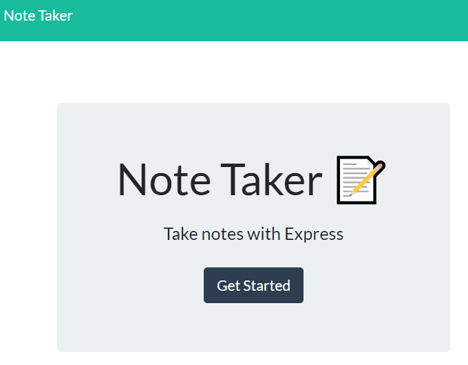 GitHub - SDB14/Express.js-Challenge-Note-Taker: Note Taker that can be ...