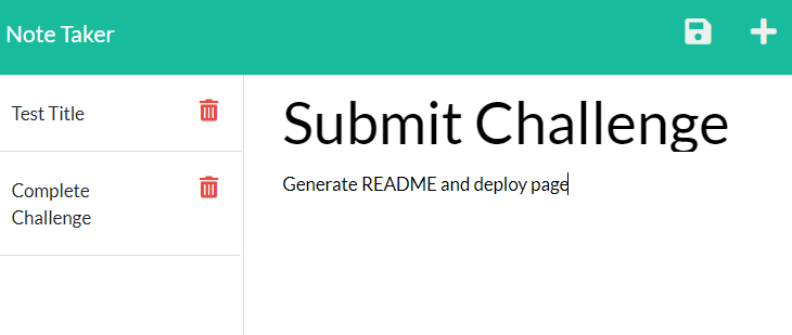 GitHub - SDB14/Express.js-Challenge-Note-Taker: Note Taker that can be used to write and save ...