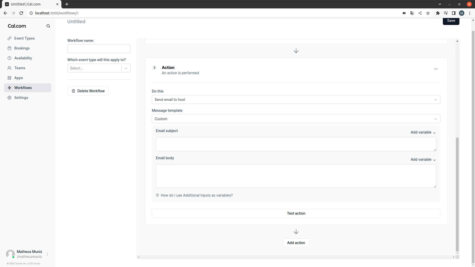 /workflows /detail-view - Add variable button hover alignment is off · Issue #4461 · calcom/cal ...