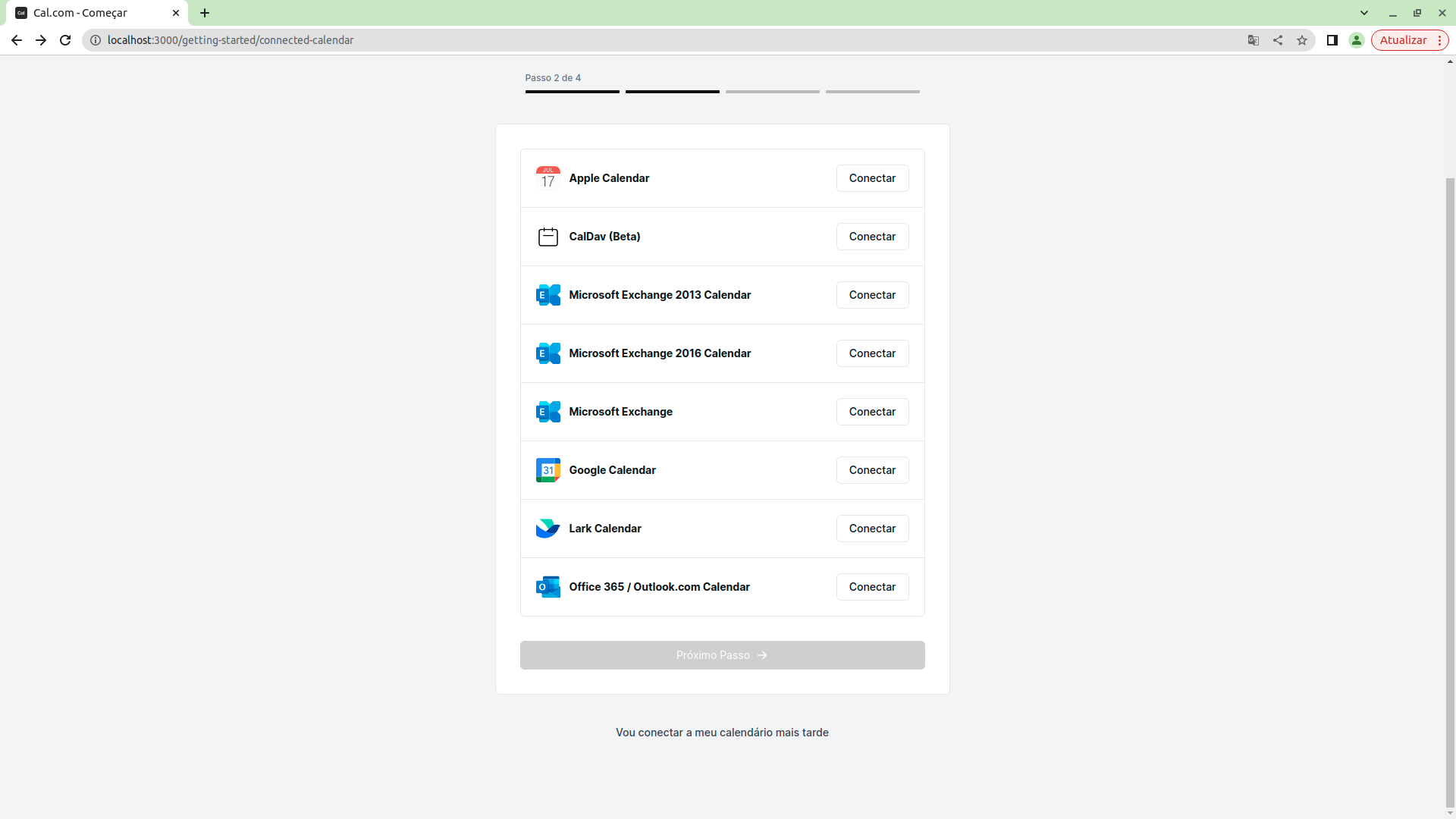 [CAL-106] /onboarding - UI issues & small improvements · Issue #4356 · calcom/cal.com · GitHub