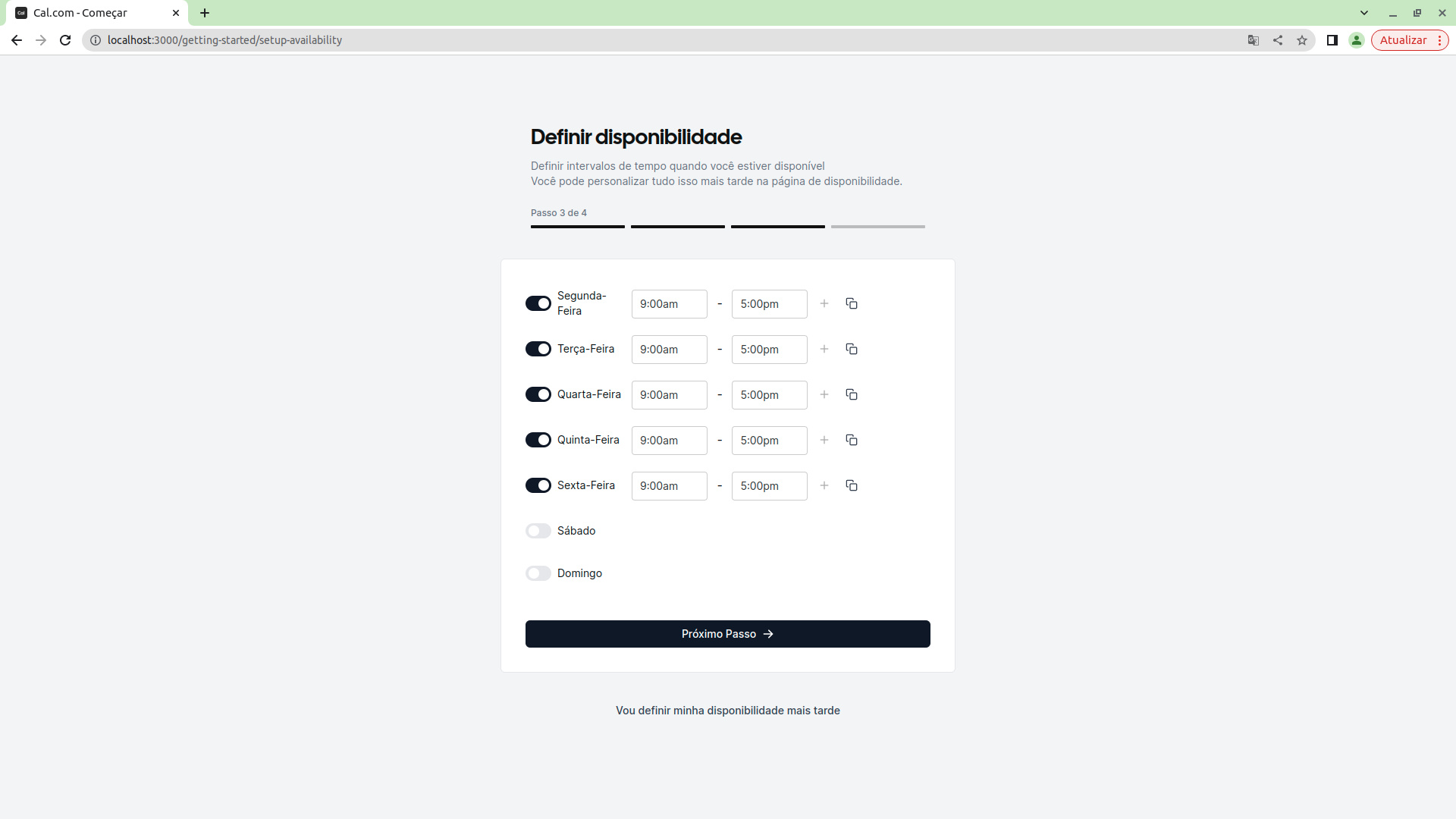 [CAL-106] /onboarding - UI issues & small improvements · Issue #4356 · calcom/cal.com · GitHub