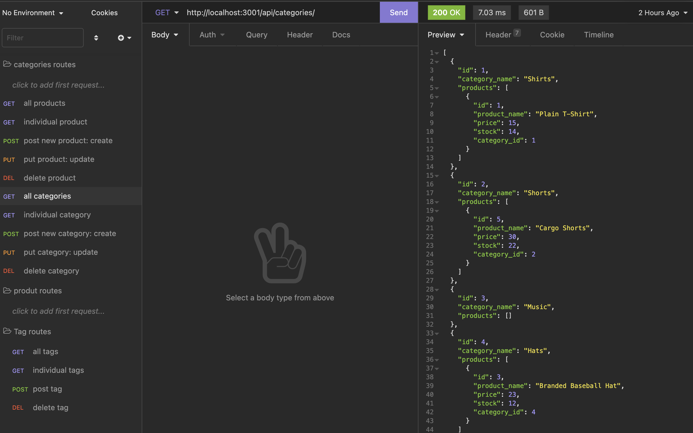 GitHub - SnkrFr3sh/ORM-Ecommerce-Backend