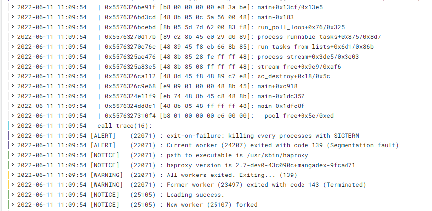 Quic Frontend Occasional Sigsegv · Issue 1738 · Haproxyhaproxy · Github