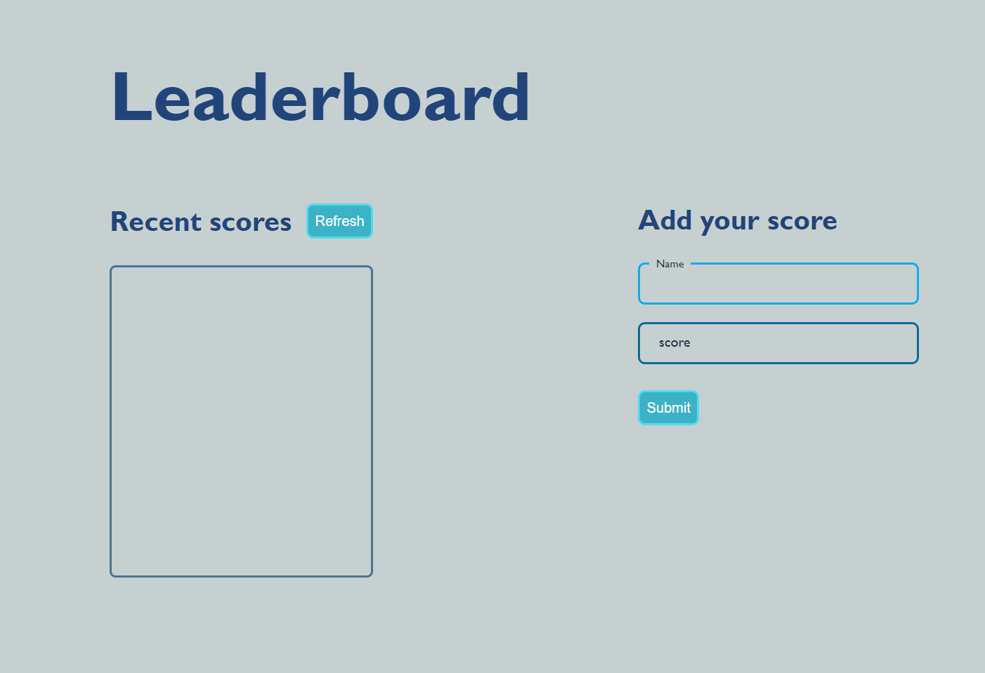 GitHub - quavo19/Leaderboard: A leader board website where users can ...
