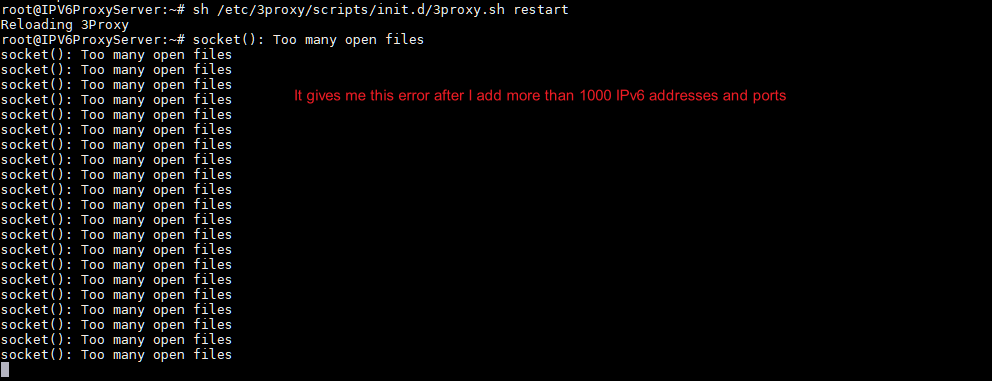 3proxy stops working after I add ports more than 1020 · Issue #676 · 3proxy/3proxy · GitHub