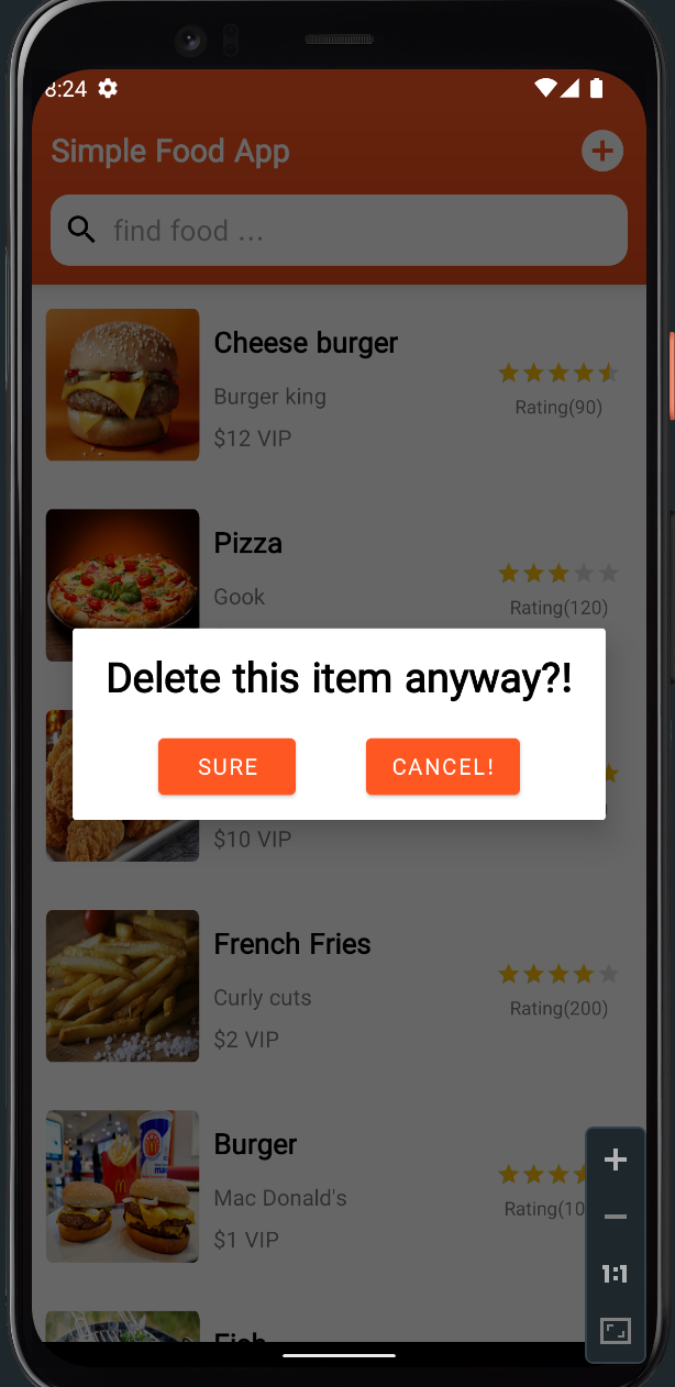 GitHub - ElliotMigh/Simple-Food-App