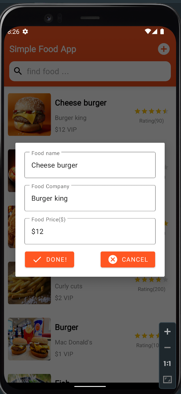GitHub - ElliotMigh/Simple-Food-App