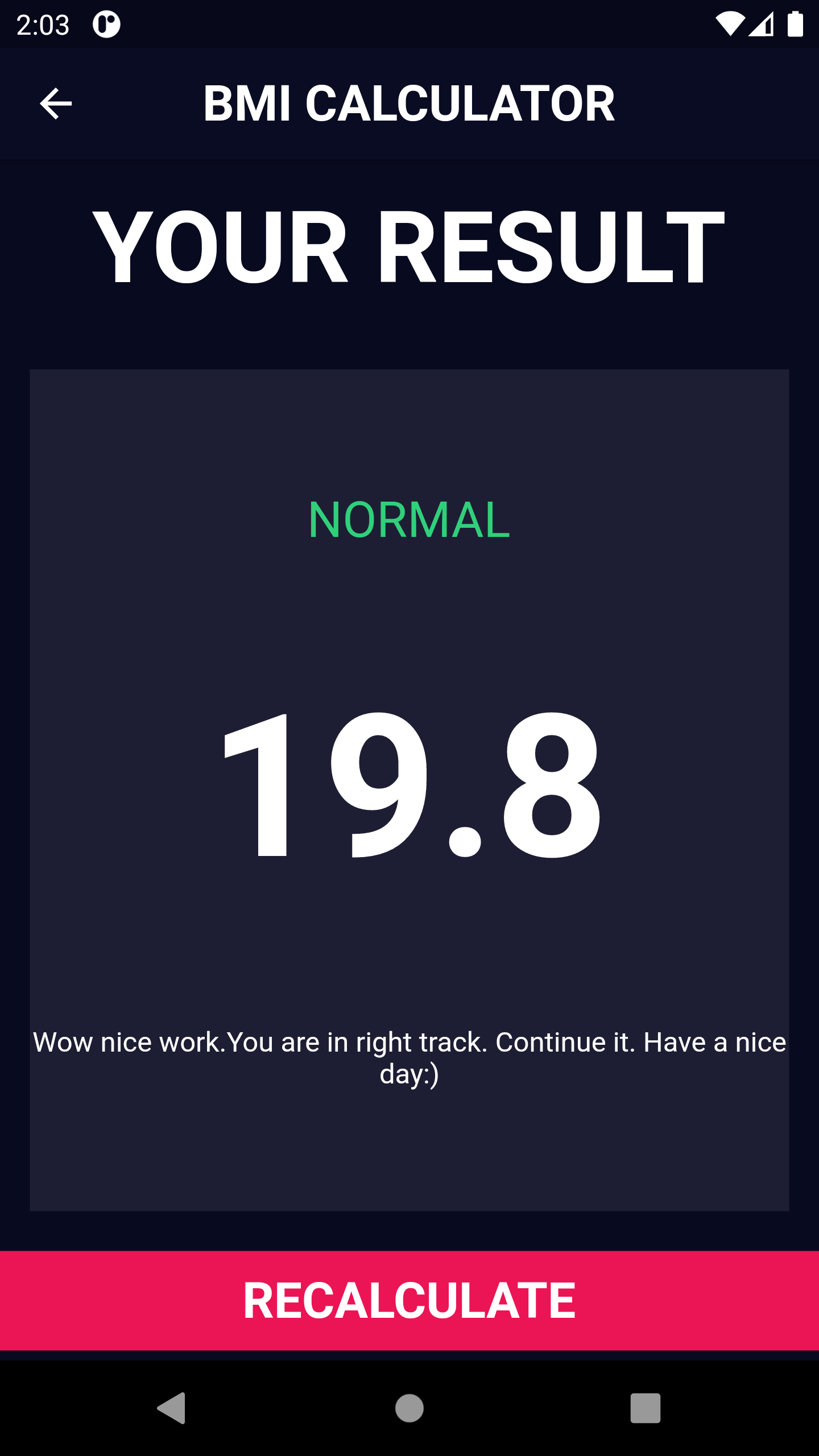 GitHub - Irshad-Shaik-16/BMI-Calculator: A simple Android/iOS app for calculating body mass ...