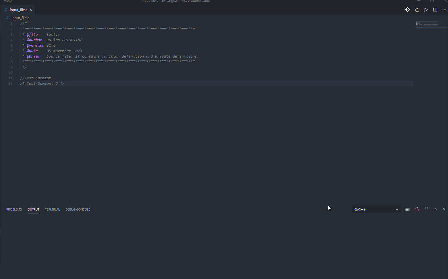 C_Cpp.vcFormat.indent.preserveComments setting does not seems to be working · Issue #6446 ...