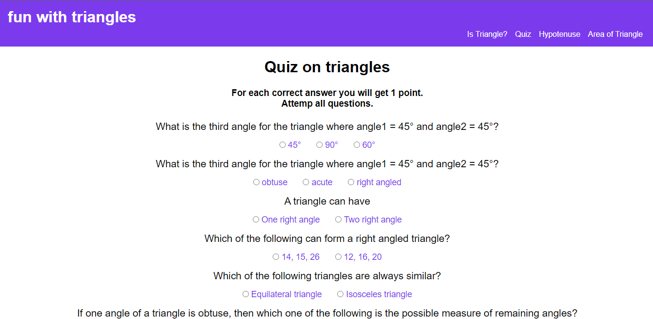funwithtriangle - Codesandbox