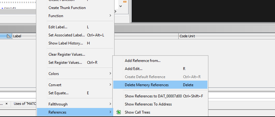 Ghidra treating literals as labels: How do i to delete false constants ...