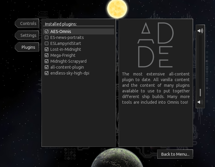 Enable and Disable plugins from in-game settings menu · Issue #7171 · endless-sky/endless-sky ...