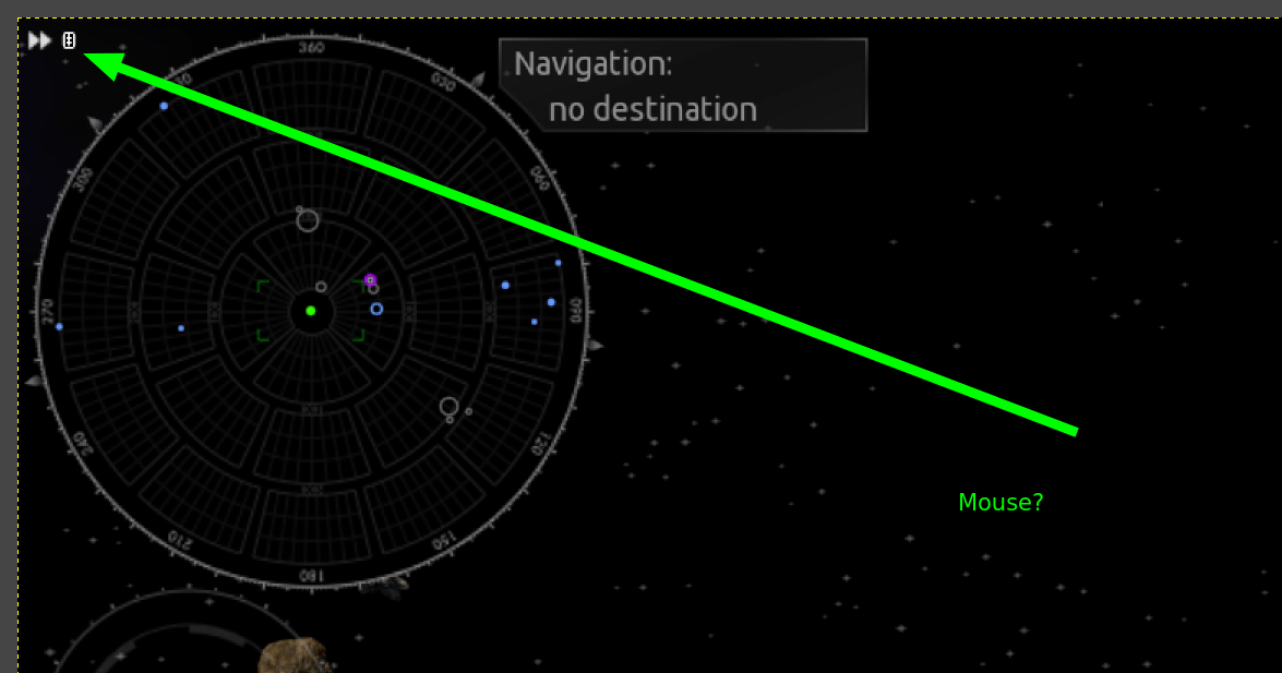 Feature: Add visual indicator when Mouse control is toggled On · Issue #8339 · endless-sky ...