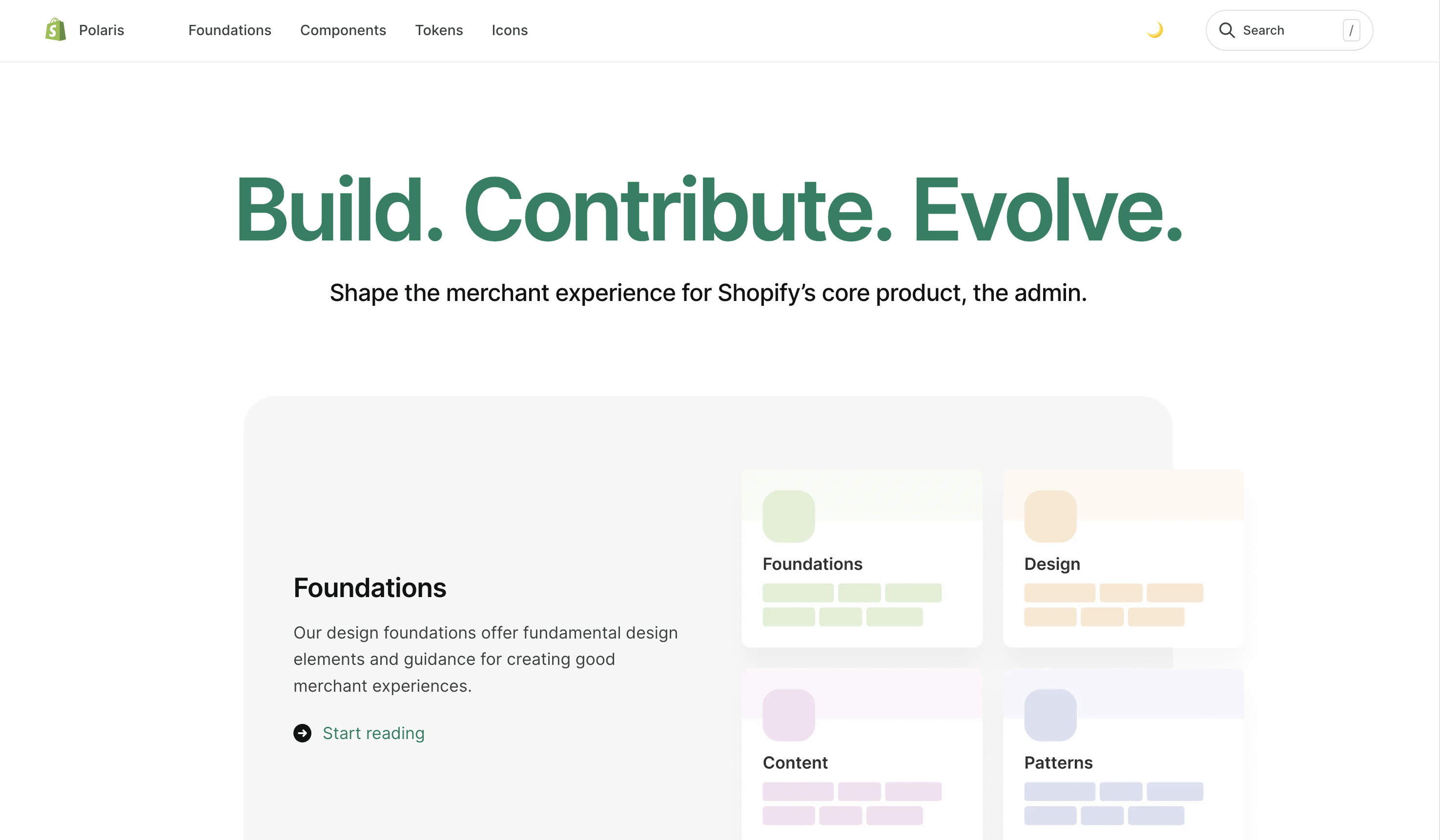 [Polaris website reboot] Update homepage copy · Issue #6288 · Shopify/polaris · GitHub