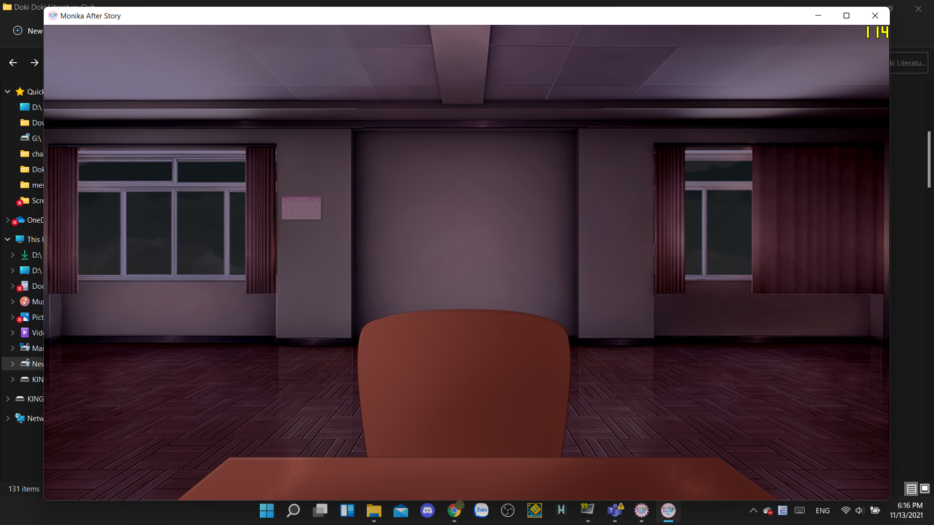 Game glitched · Issue #8250 · Monika-After-Story/MonikaModDev · GitHub