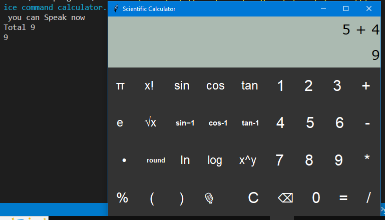 GitHub - venkatasai7/voice-command-calculator: This is a Tkinter calculator application which is ...