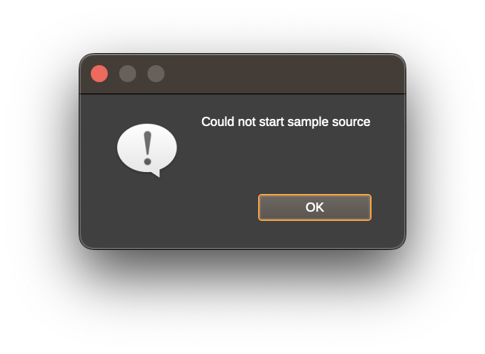 MacOS 13.0.1 (ventura) - HackRF - Could not start sample source · Issue #1521 · f4exb/sdrangel ...