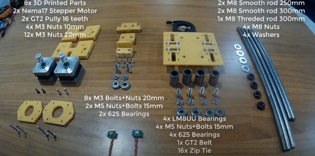 GitHub - Things-Maker/3D-Printed-Drawbot-Using-Marlin: 3D Printed ...