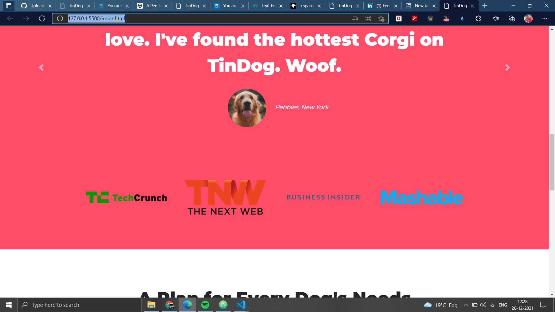 GitHub - markandey007/TinDog: Made with purely html css javascript and bootstrap v(4.0)
