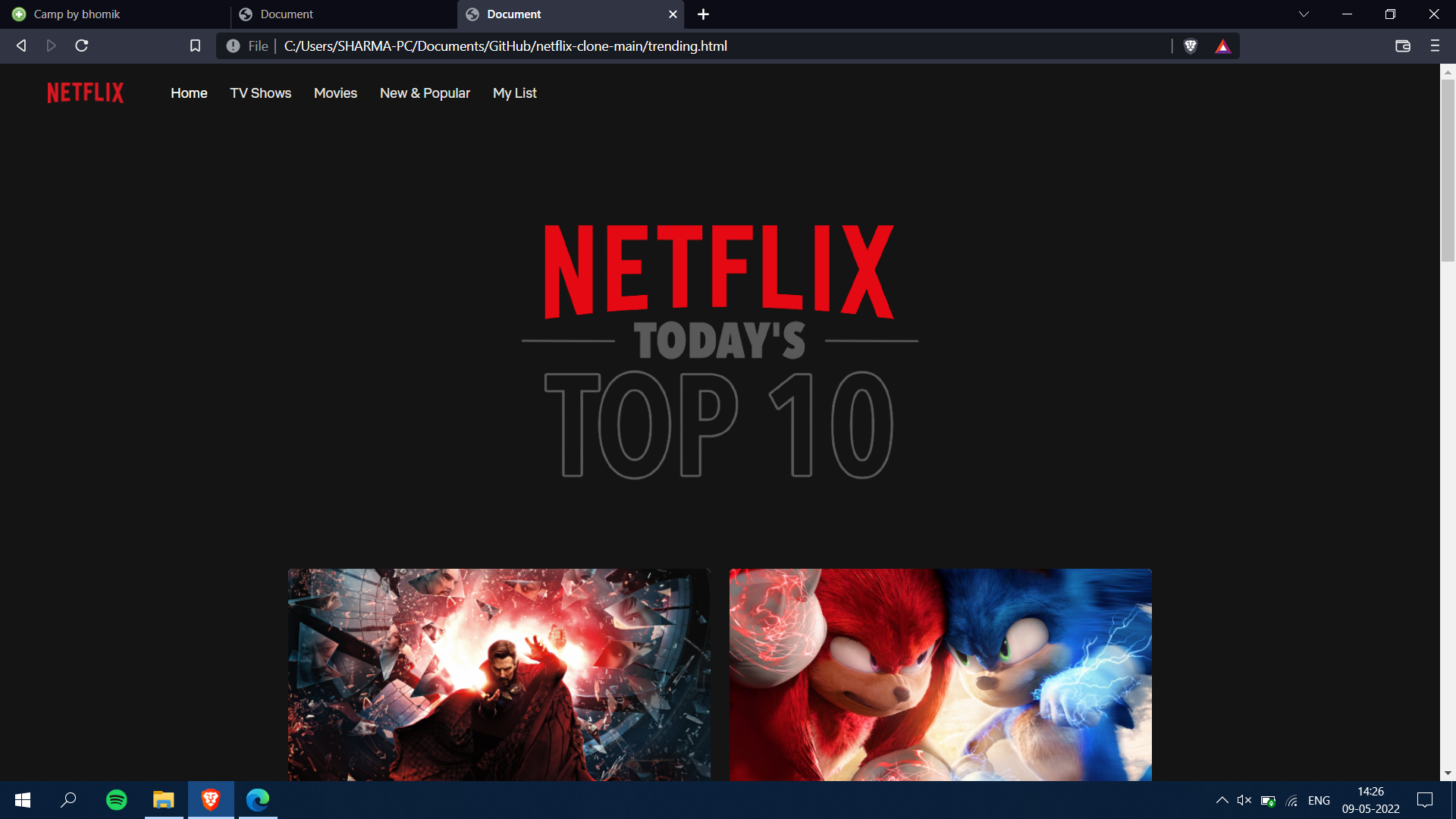GitHub - markandey007/Neflix-Clone.