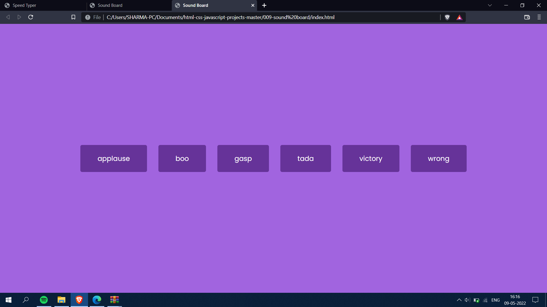 GitHub - markandey007/Sound-board