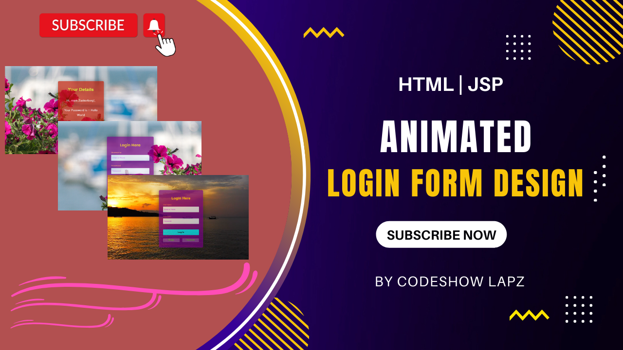 GitHub - SE-LAPS/Animated-LogIn-Form-Design: Animated Login Form Design Create with jsp