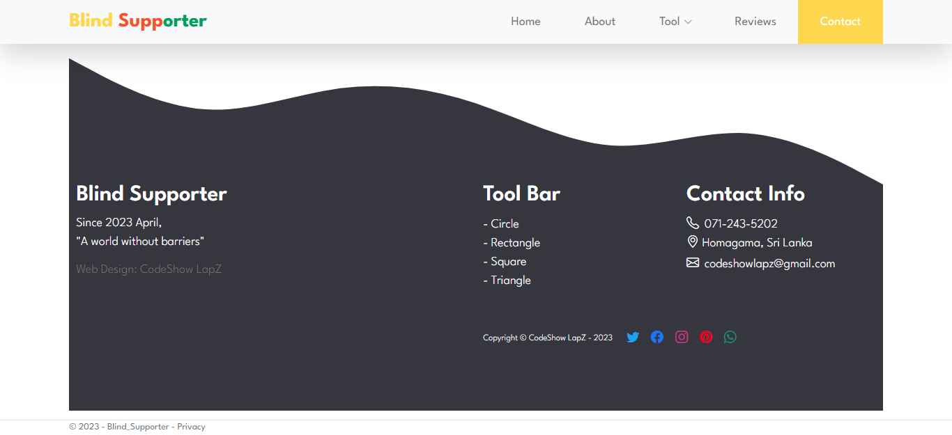 Github Se Laps Blind Supporter Web Application Blind Supporter Web Application Create Using