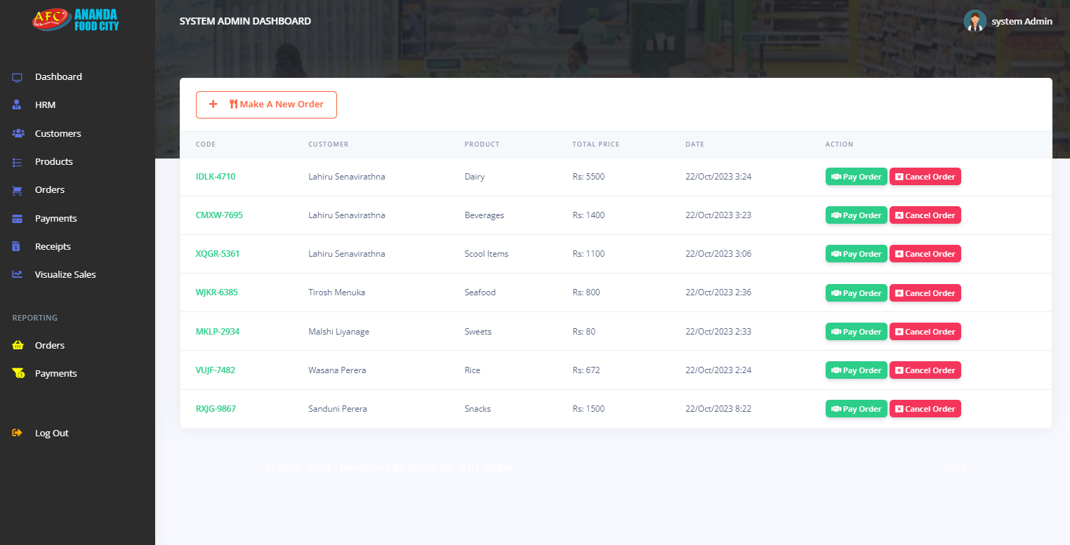GitHub - Yashod-Mendis/ADBMS-Group-Assignment: Ananda Food City POS System Using PHP and MYSQL ...