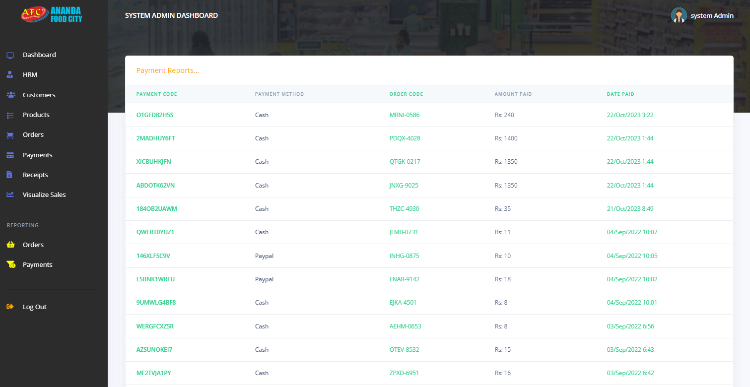 GitHub - Yashod-Mendis/ADBMS-Group-Assignment: Ananda Food City POS System Using PHP and MYSQL ...