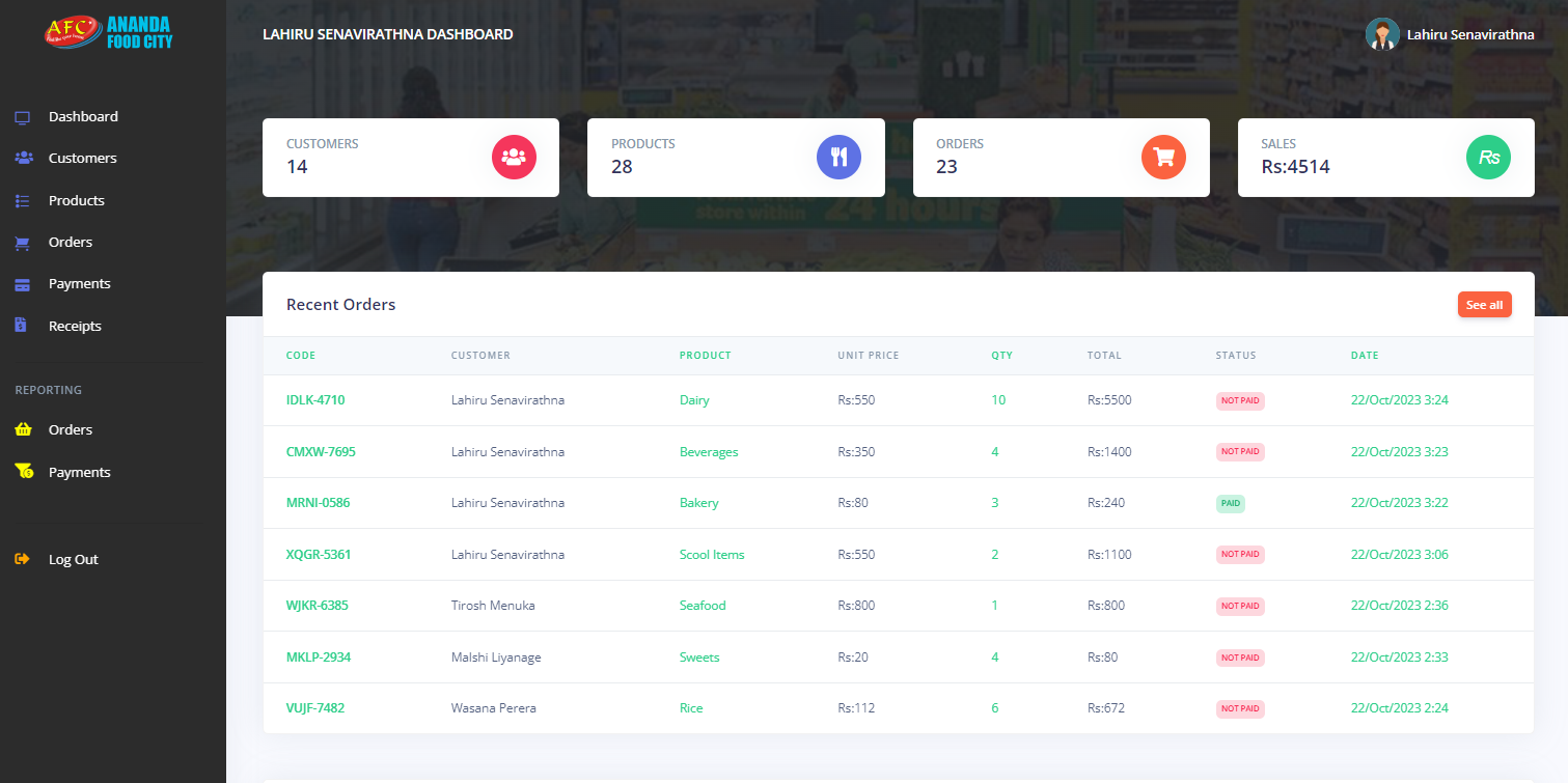 GitHub - Yashod-Mendis/ADBMS-Group-Assignment: Ananda Food City POS System Using PHP and MYSQL ...