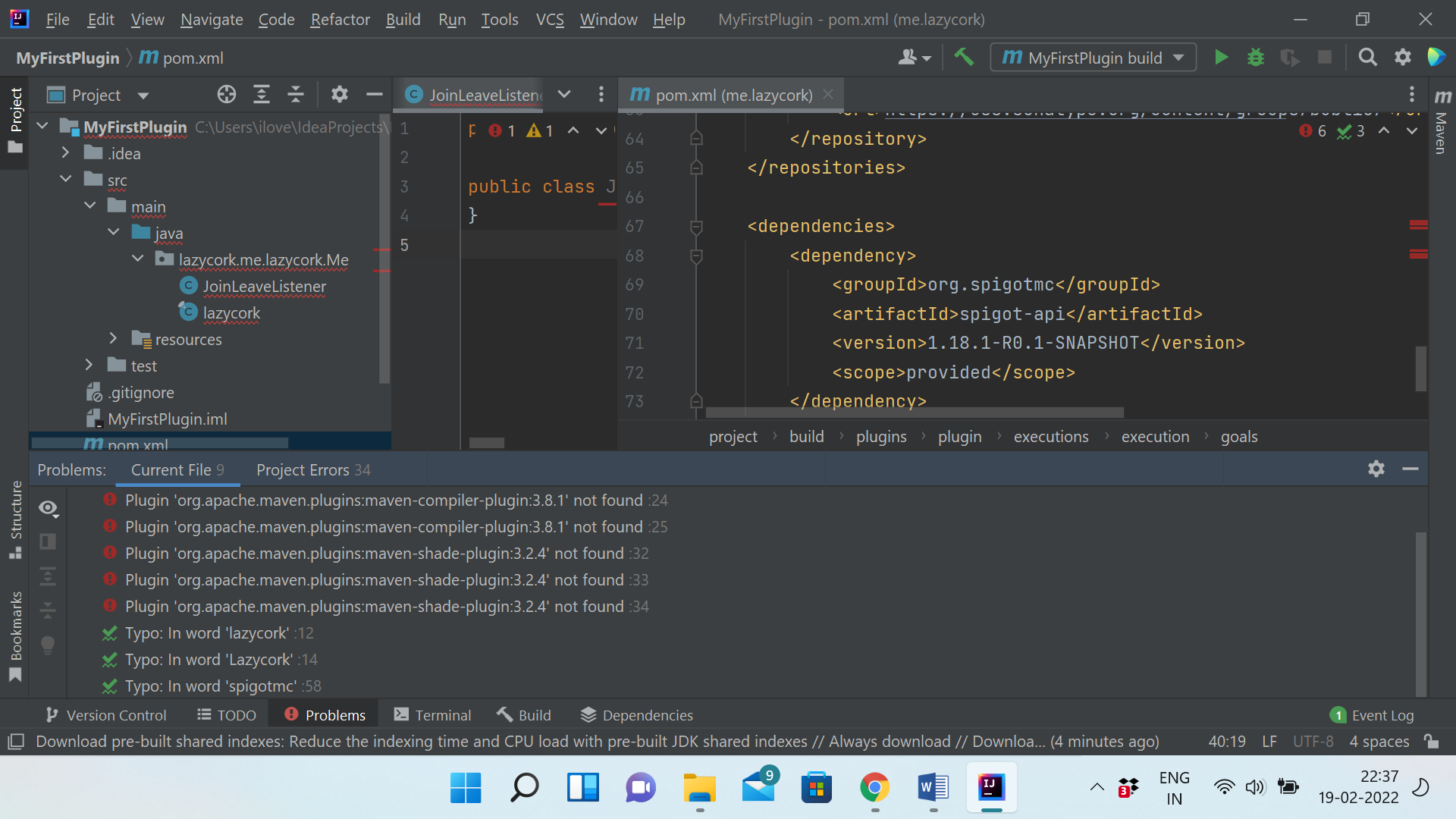 Minecraft Version Selector Error · Issue #1811 · minecraft-dev/MinecraftDev · GitHub