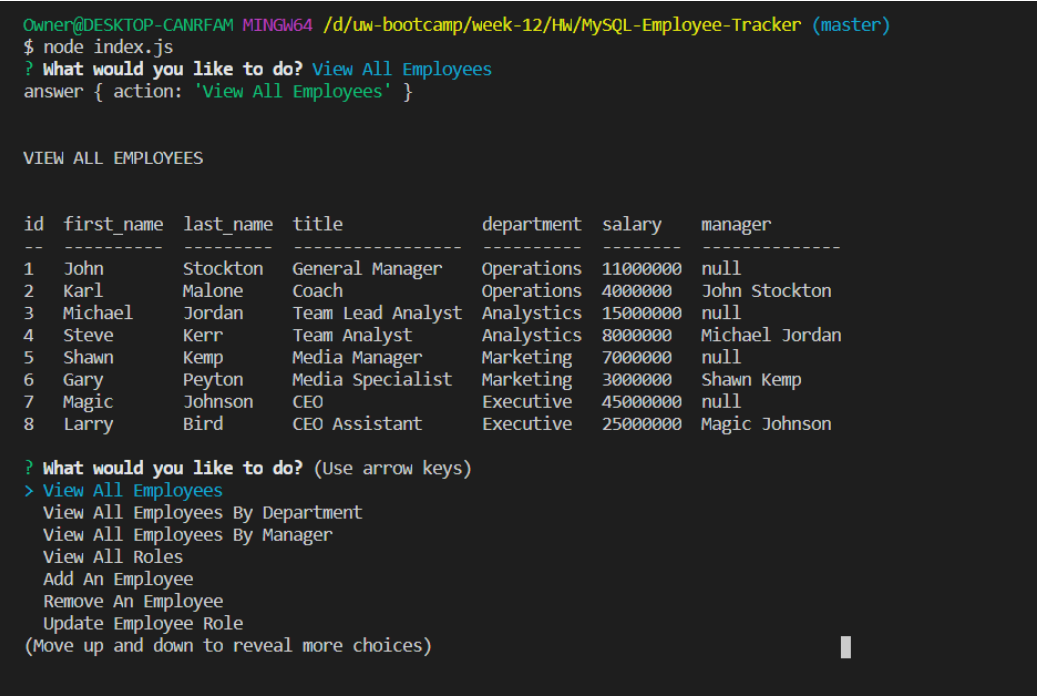 GitHub - Sunita002/MySQL-Employee-Tracker: build a command-line application to manage a company ...