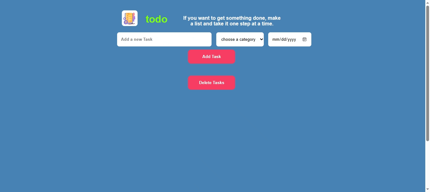 GitHub - Divya6265/To-Do-List-Project: This repository provides files used to build Todo list ...