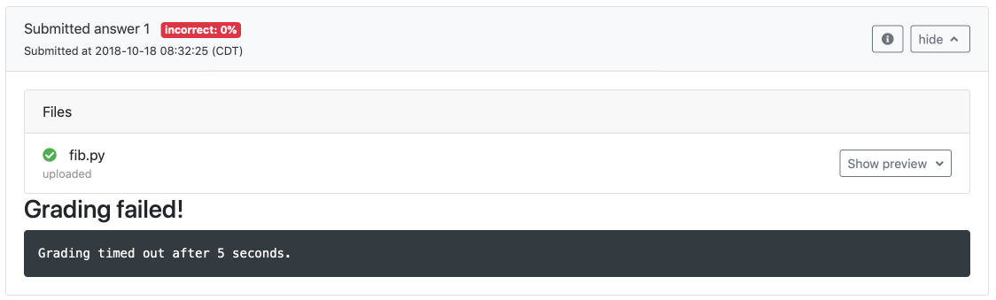 Example course grading timeout · Issue #1340 · PrairieLearn/PrairieLearn · GitHub