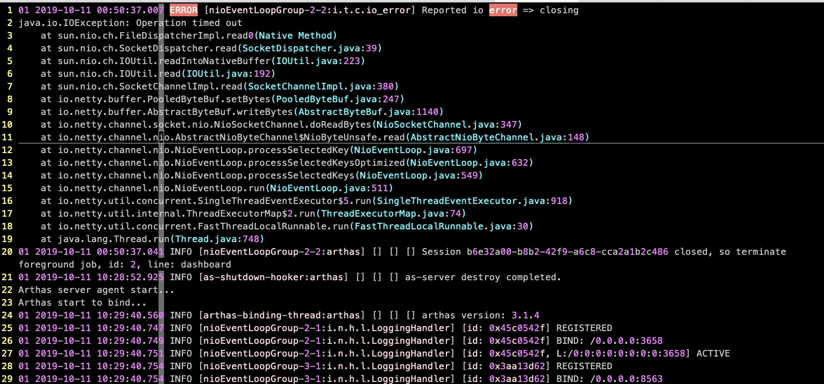 arthas dashboard max_metaspace and max_nonheap return -1 · Issue #892 ...