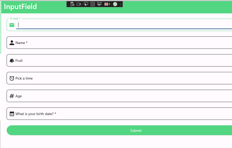 TextField - Add star to the required fields. · Issue #61 · enisn/UraniumUI · GitHub