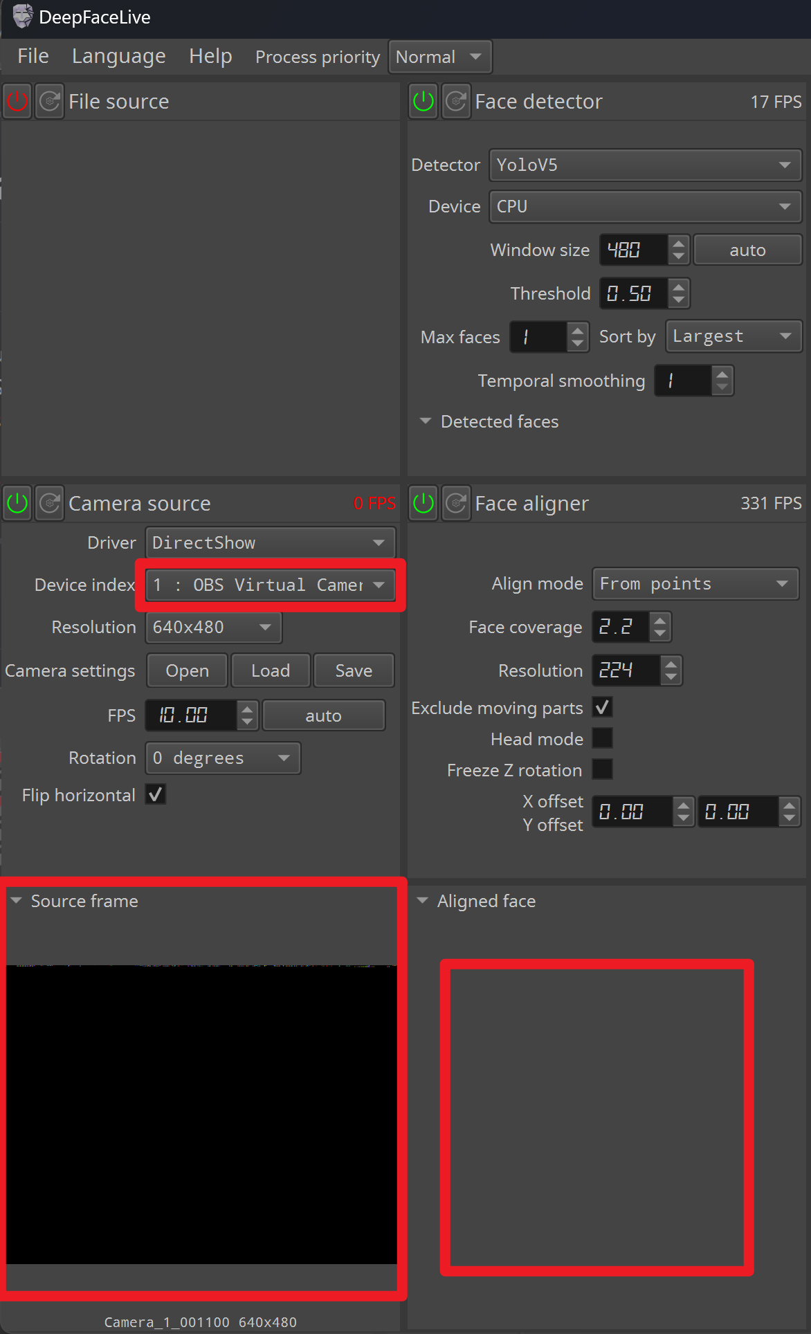 Unable to use OBS Virtual Camera as camera source · Issue #160 · iperov/DeepFaceLive · GitHub