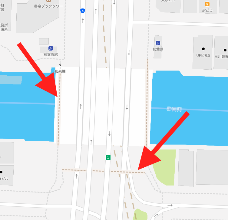 歩行者用の橋が地下鉄に近いスタイルになっている · Issue #147 · geoloniamaps/basic · GitHub
