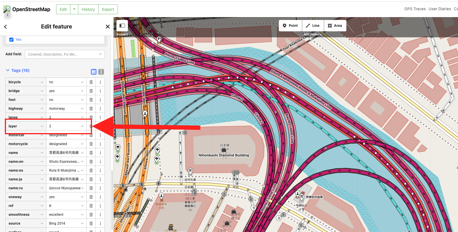 橋と橋の重なった時につながって見えてしまう · Issue #164 · geoloniamaps/basic · GitHub