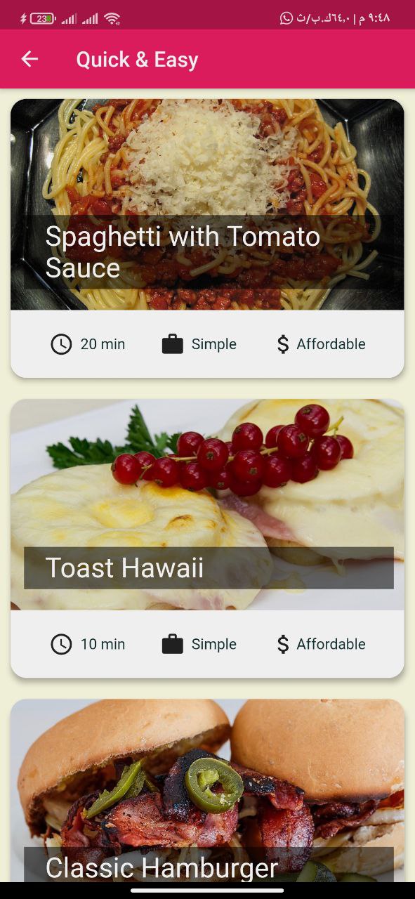 GitHub - MohamedElkerm/Meal_App: Flutter app using local data for meals with recipes and have ...