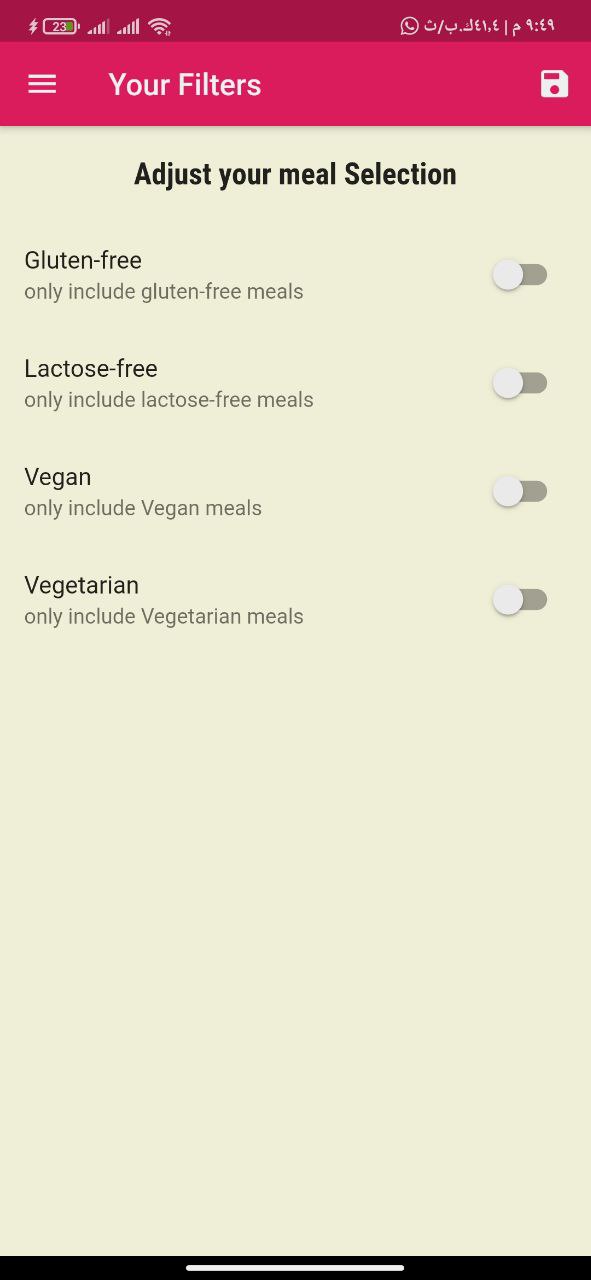 GitHub - MohamedElkerm/Meal_App: Flutter app using local data for meals with recipes and have ...