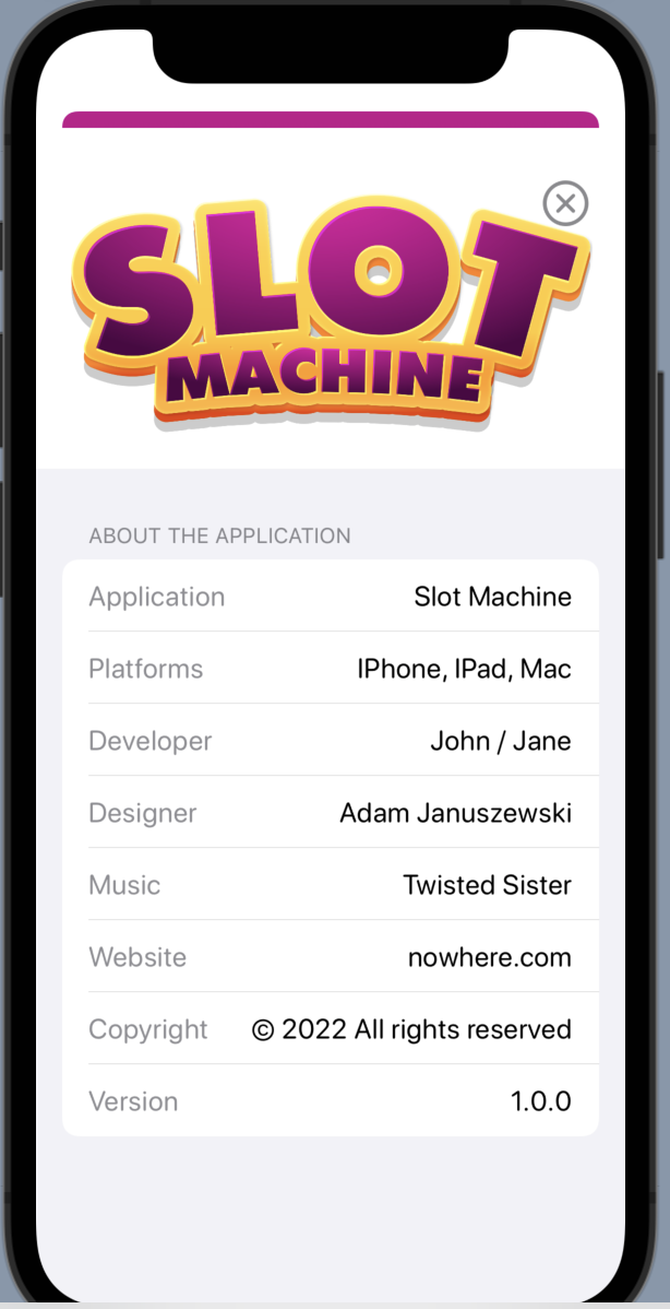 GitHub - AdamsCodeAndProjects/SlotMachine