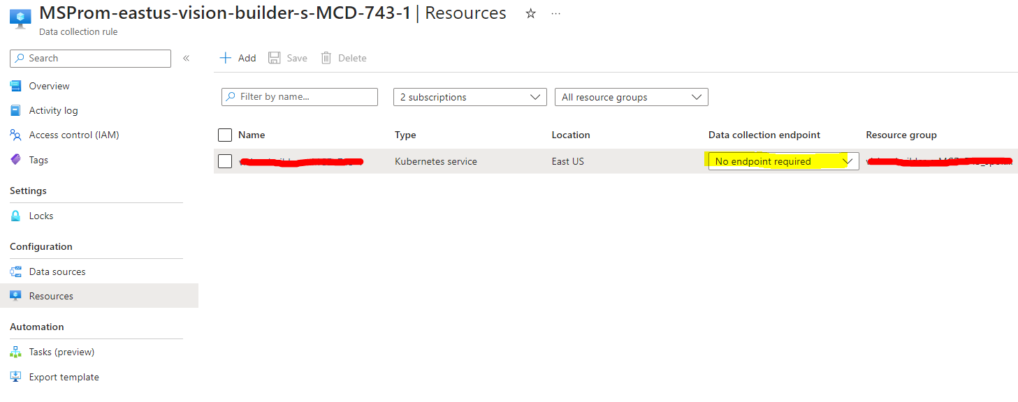 Azurermmonitordatacollectionrule Does Not Seem To Take The Datacollectionendpointid Into