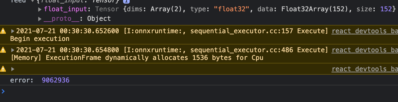 POC for using trained ONNX model in the interface · Issue #2086 · Uniswap/interface · GitHub